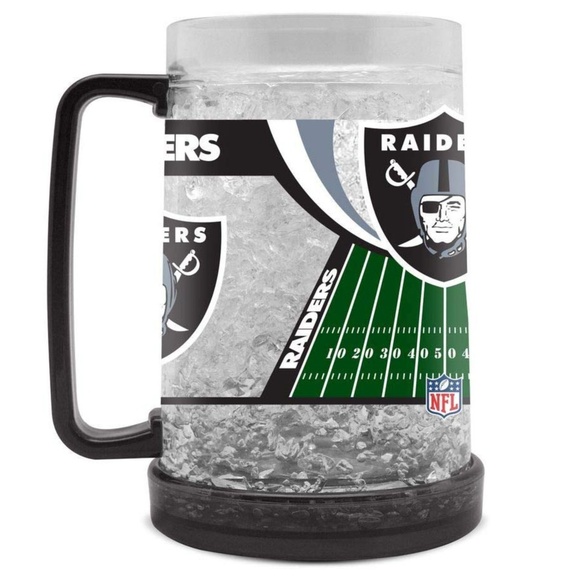 Dining | Nfl Las Vegas Raiders 16oz Crystal Freezer Mug | Poshmark